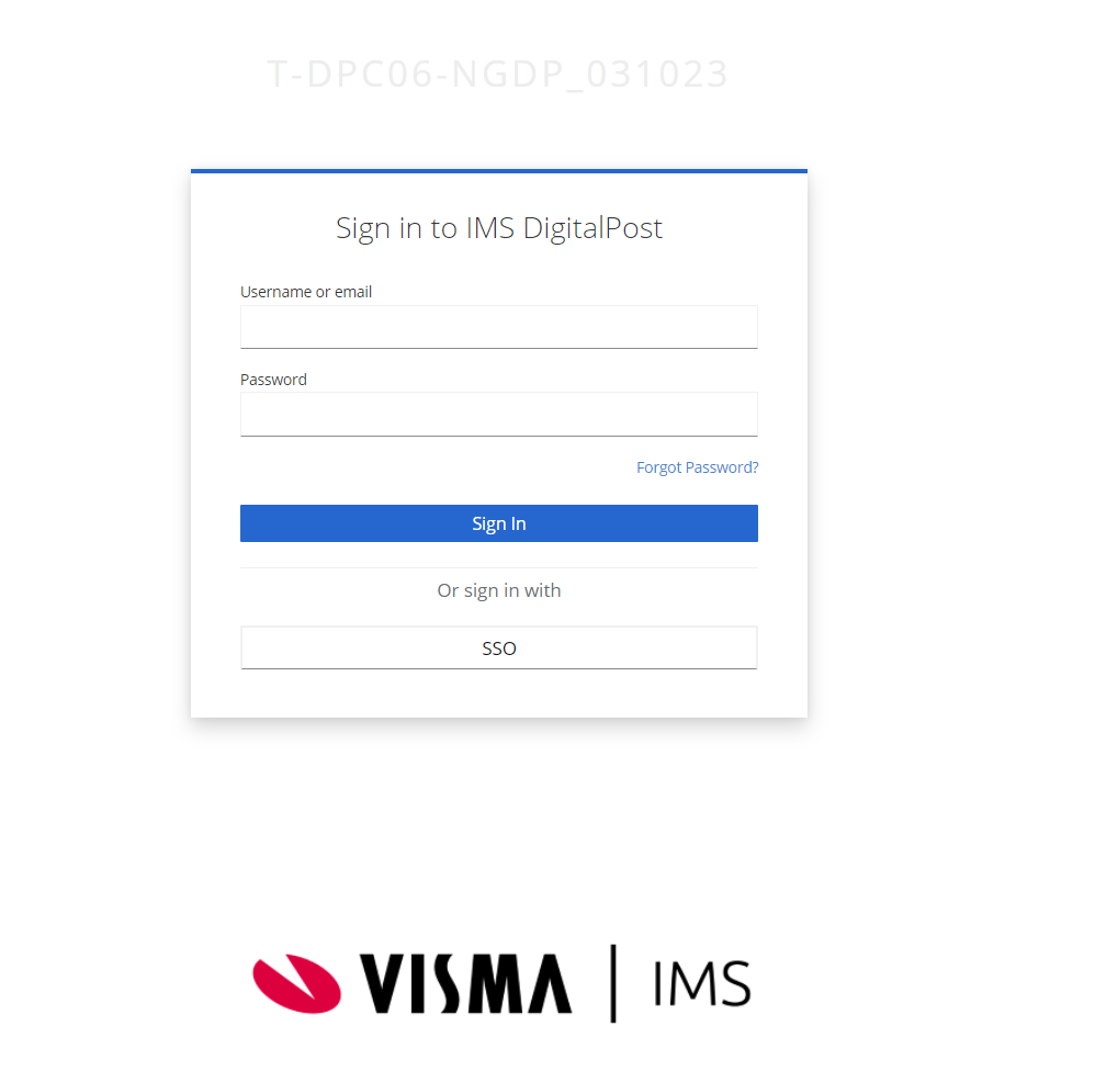 IMS DigitalPost - version november 2023 – Visma IMS A/S
