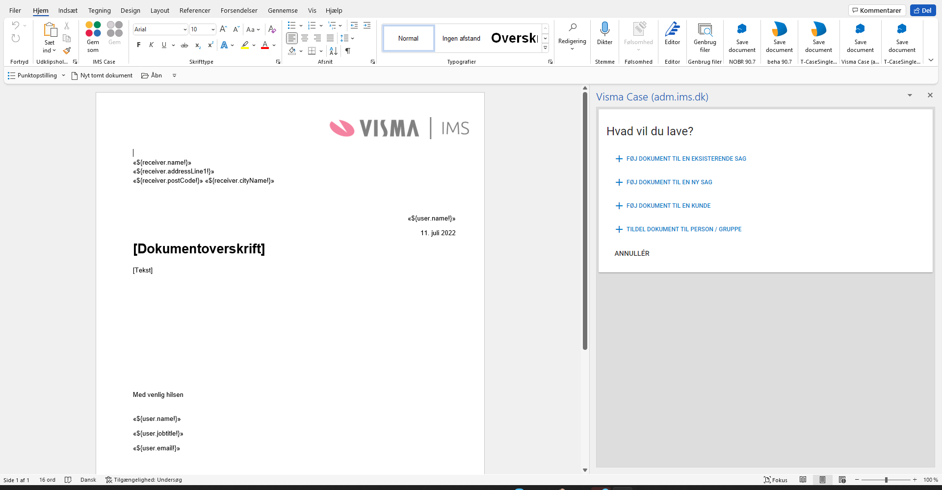 MS Office: Gem dokument fra Word, Excel samt Powerpoint (Plugin og ...